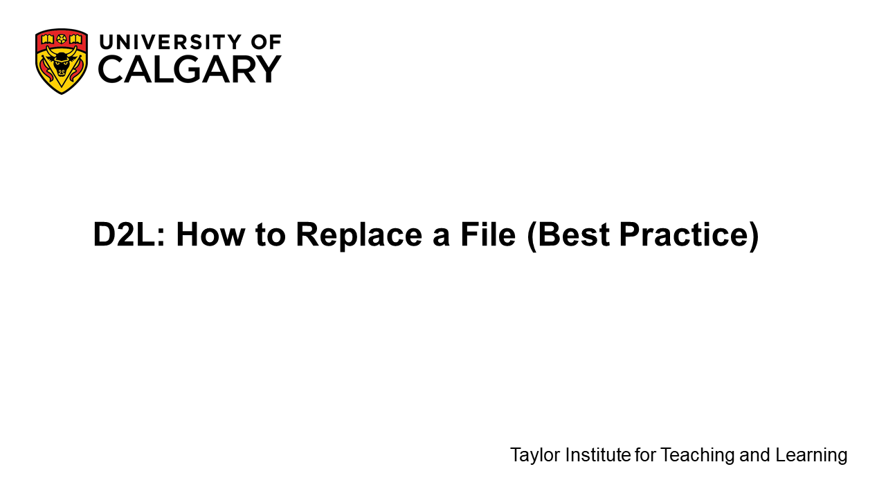 University of Calgary Media Library
